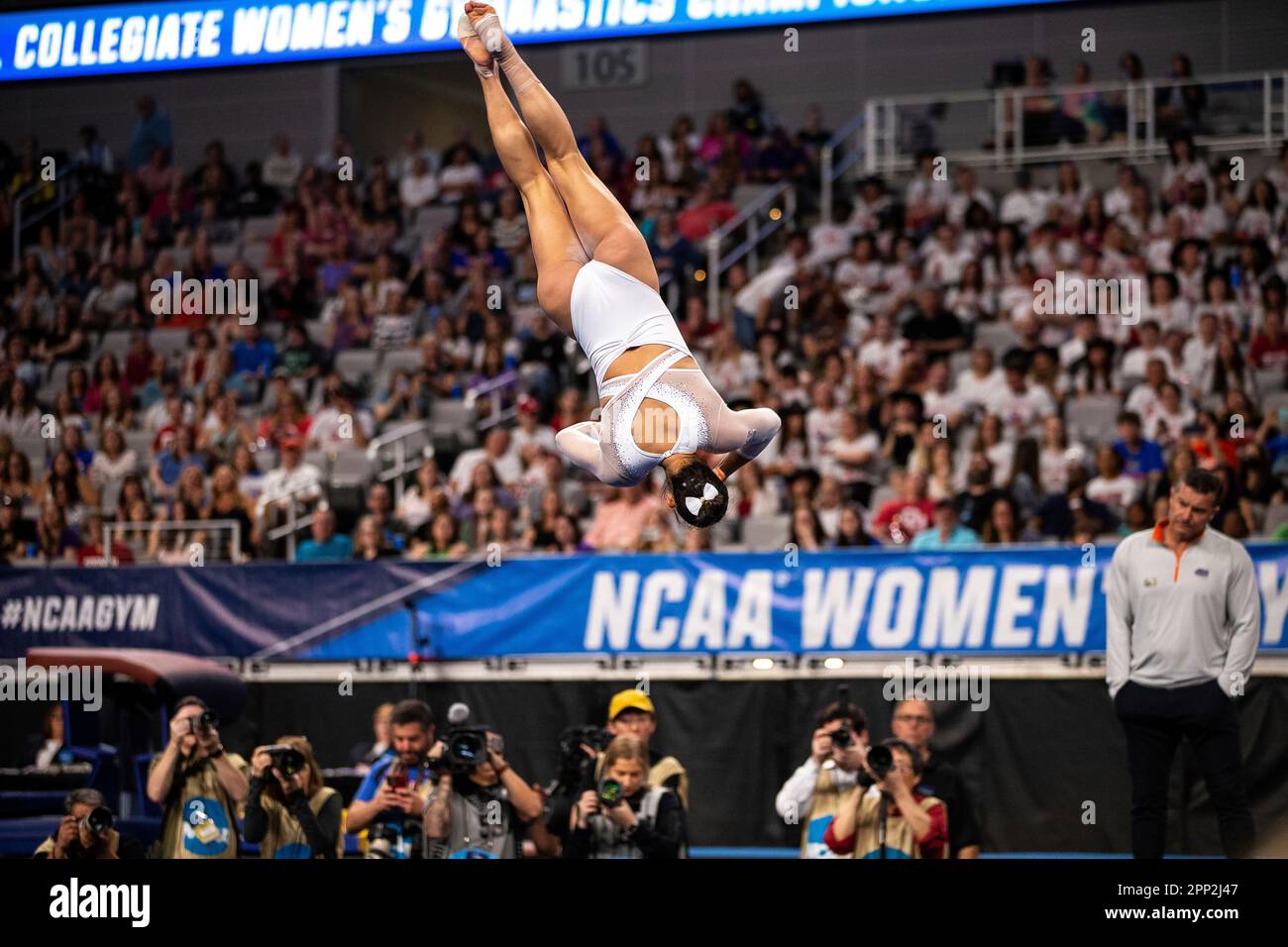 FORT WORTH, TX - APRIL 15: University of Florida gymnast Kayla Dicello ...