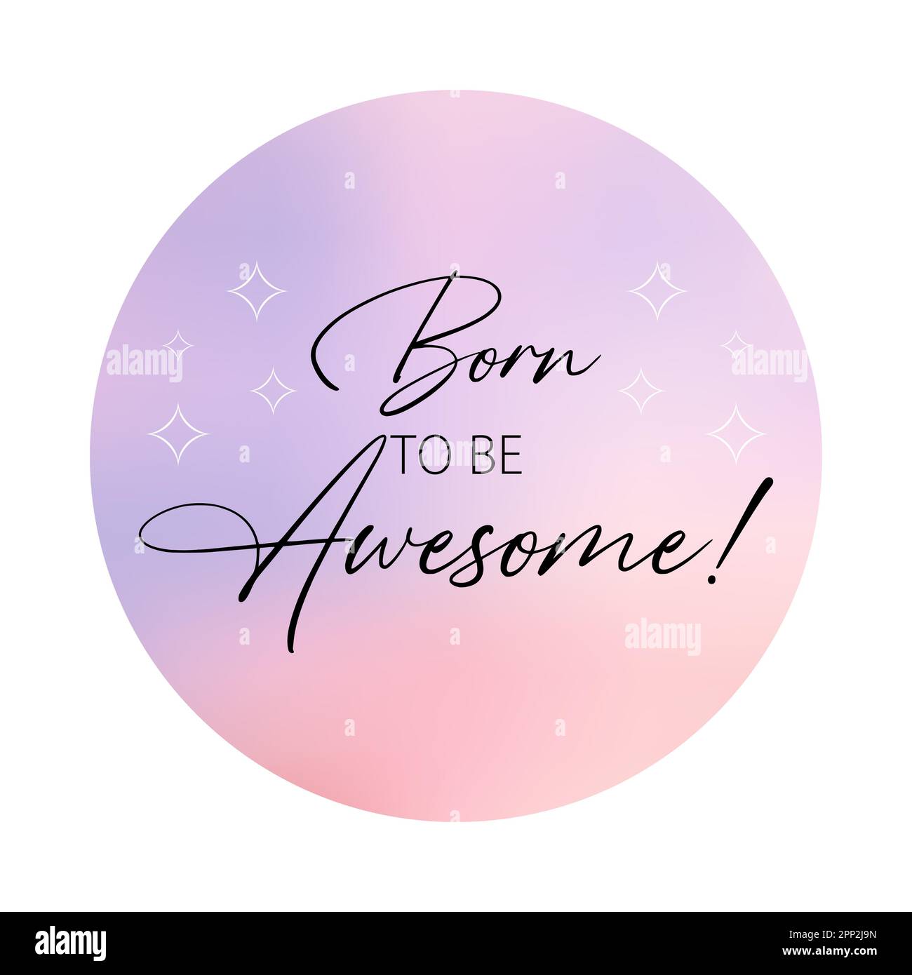 Inspirational quote background with a gradient design Stock Vector ...