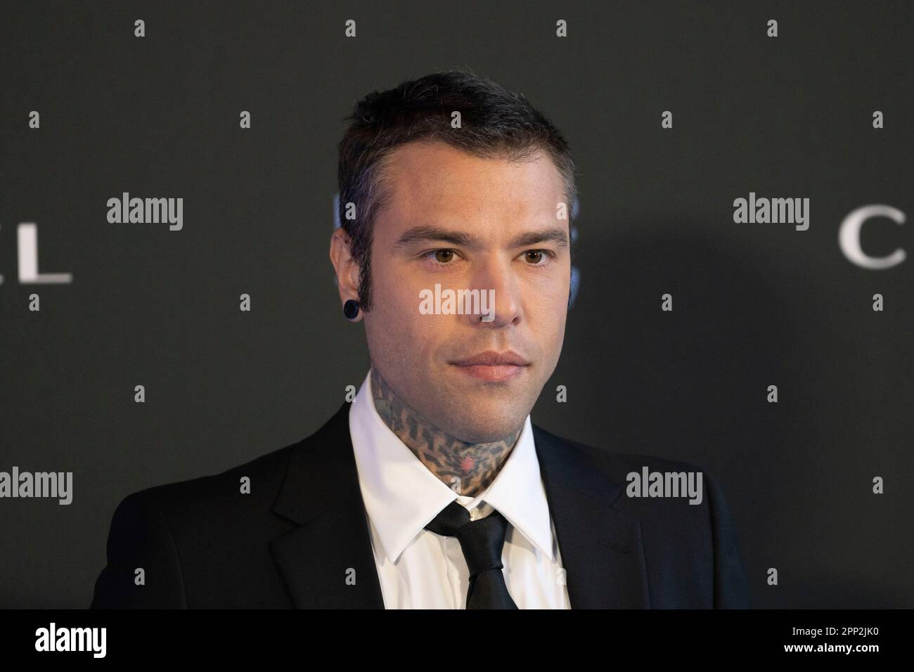 Rome, Italy, April 21, 2023 - Federico Leonardo Lucia aka Fedez attends ...