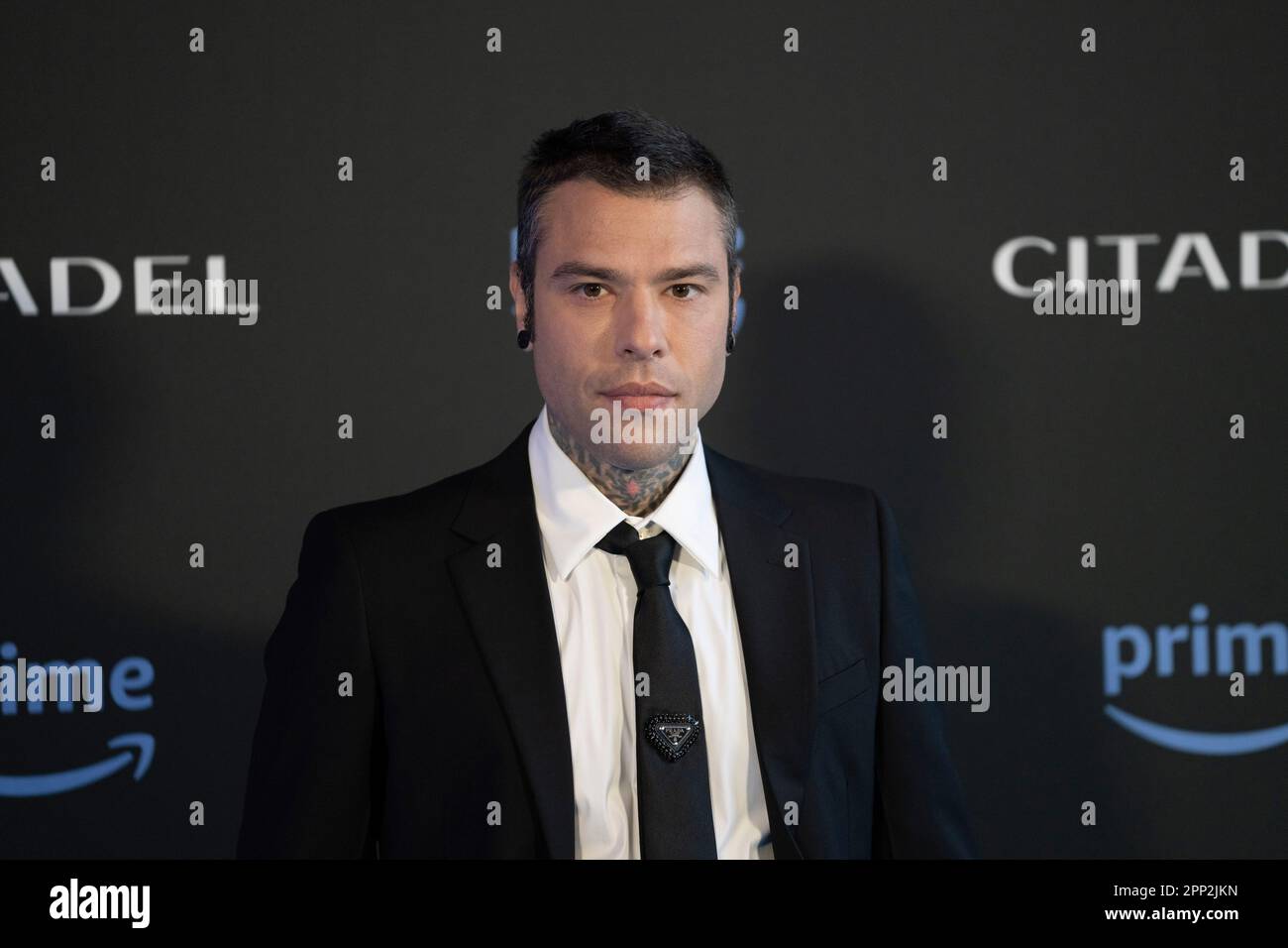 Rome, Italy, April 21, 2023 - Federico Leonardo Lucia aka Fedez attends ...