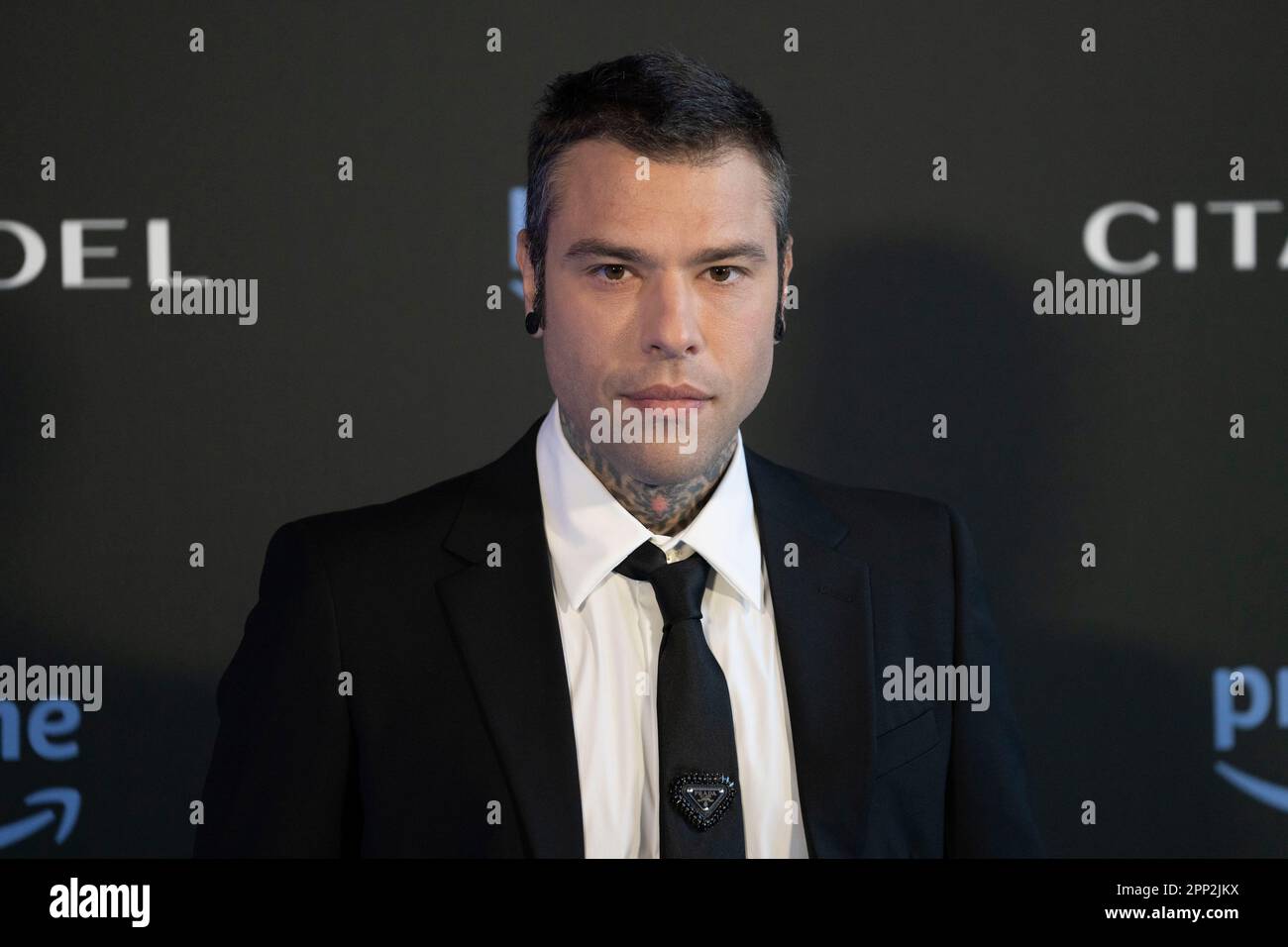 Rome, Italy, April 21, 2023 - Federico Leonardo Lucia aka Fedez attends ...