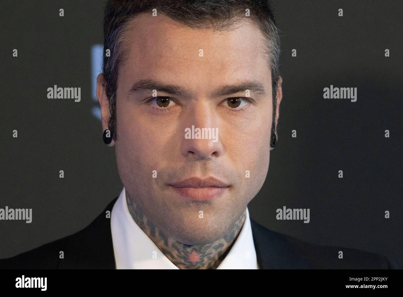 Rome, Italy, April 21, 2023 - Federico Leonardo Lucia aka Fedez attends ...