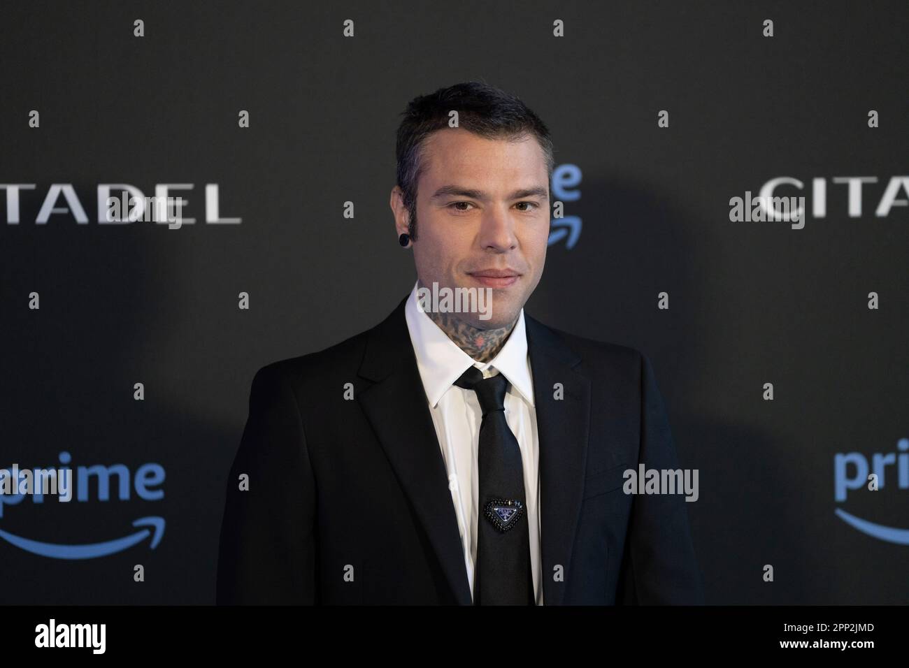 Rome, Italy, April 21, 2023 - Federico Leonardo Lucia aka Fedez attends ...