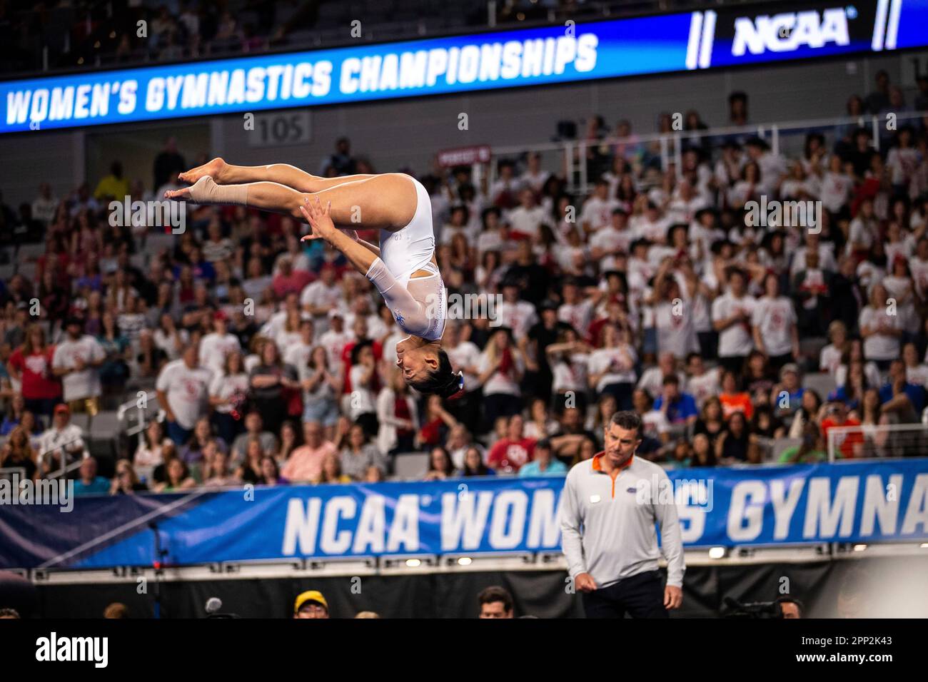 FORT WORTH, TX - APRIL 15: University of Florida gymnast Kayla Dicello ...
