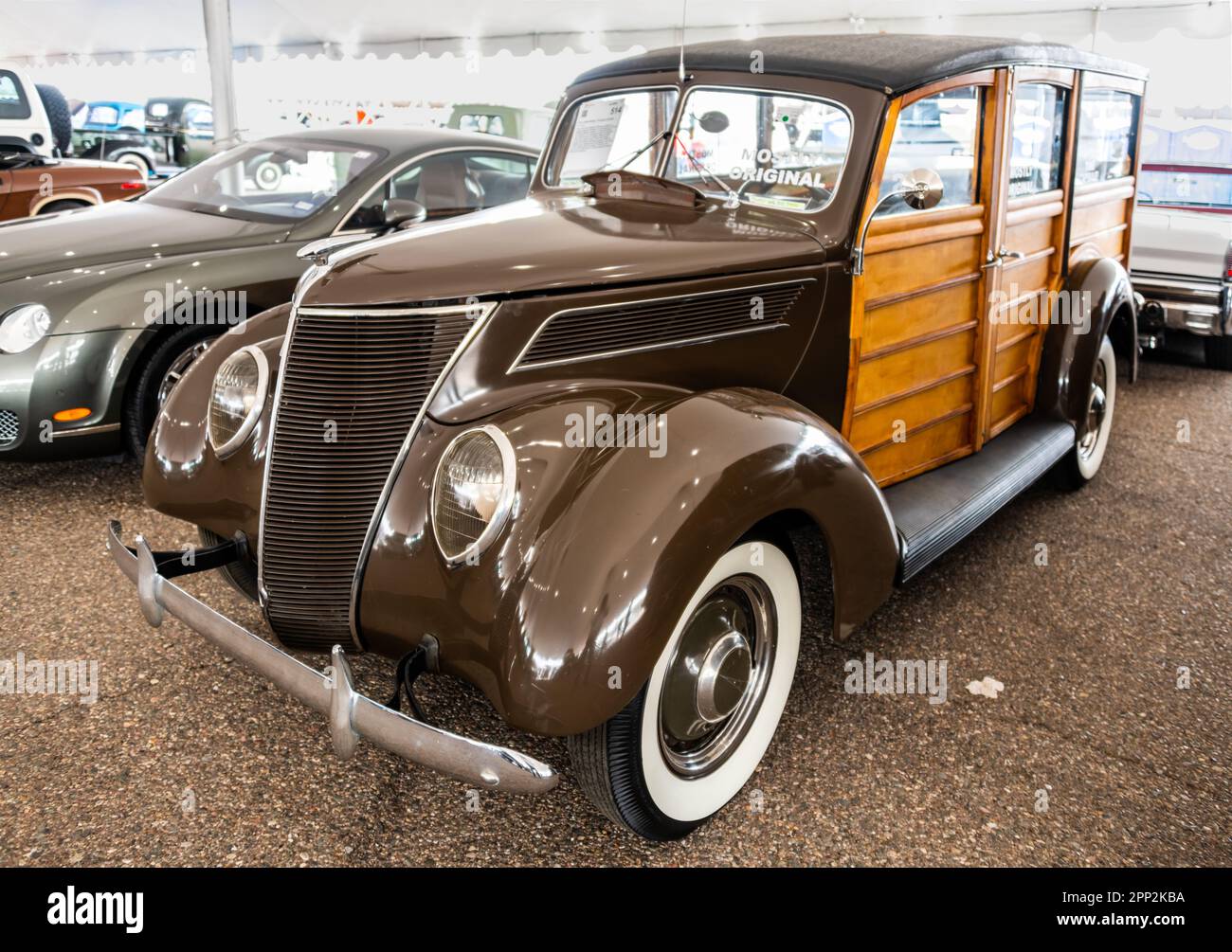 1937 Ford Model 78 Woody Sedan Stock Photo - Alamy