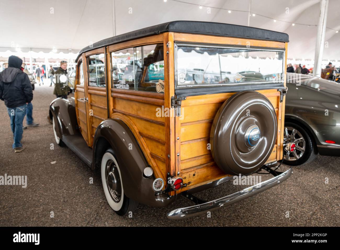 1937 Ford Model 78 Woody Sedan Stock Photo - Alamy