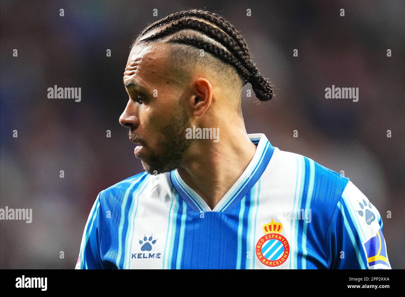 Martin Braithwaite of RCD Espanyol during the La Liga match between RCD ...