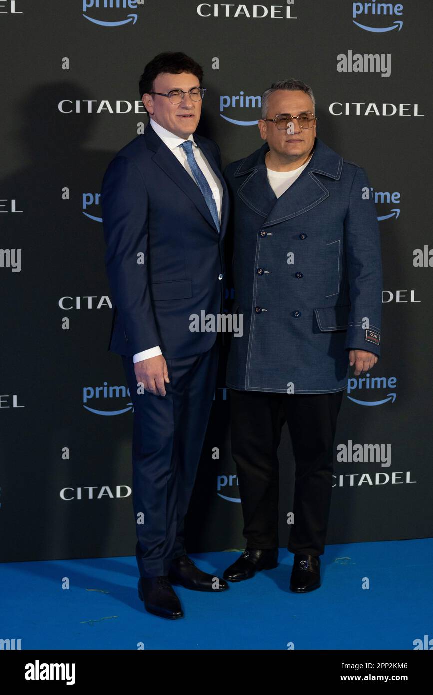 Rome, Italy, April 21, 2023 - Producer and directors Anthony and Joe ...
