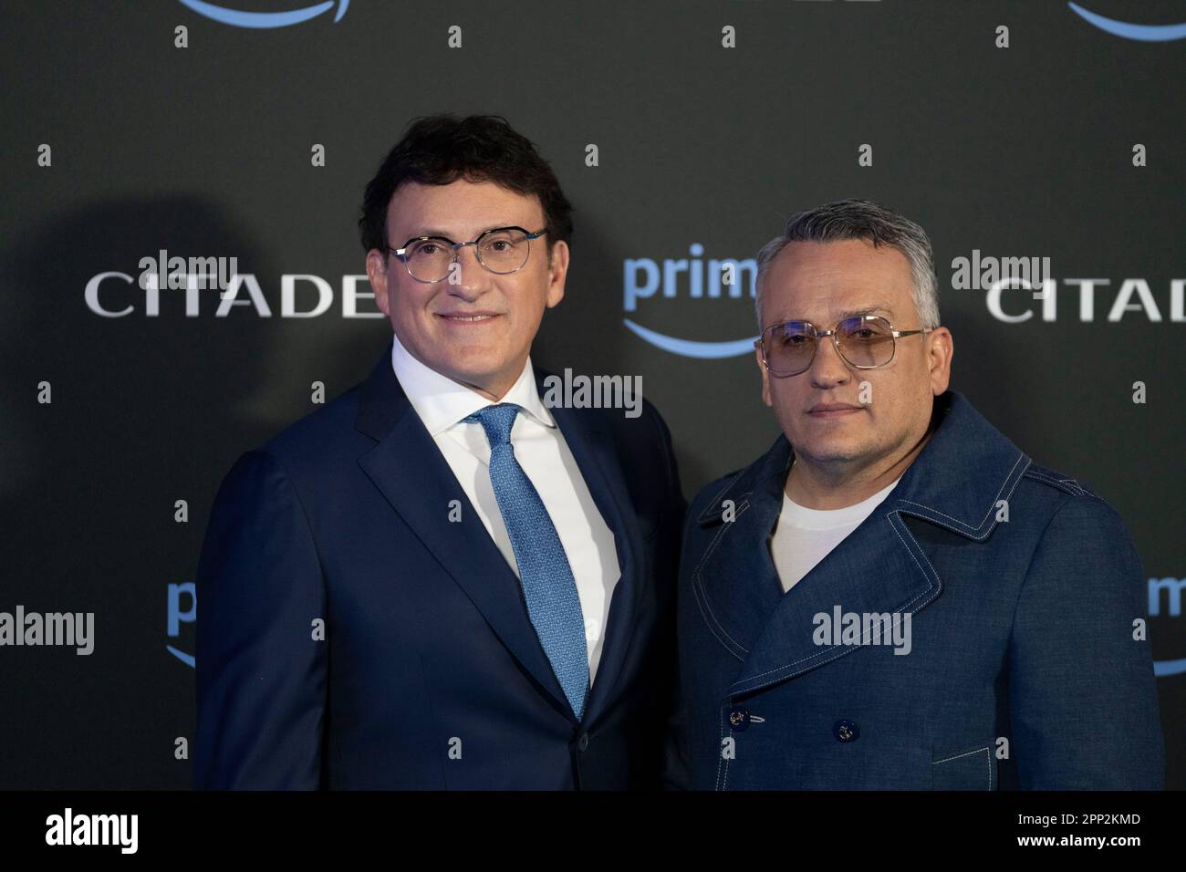 Rome, Italy, April 21, 2023 - Producer and directors Anthony and Joe ...