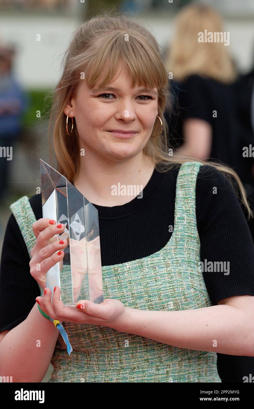 Marl, Germany. 21st Apr, 2023. Actress Gro Swantje Kohlhof arrives at ...