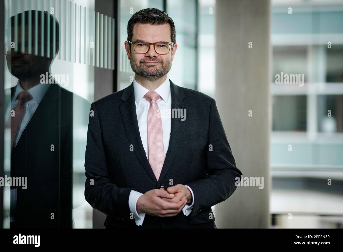 Marco Buschmann, Federal Minister of Justice, poses for a photo. Berlin ...