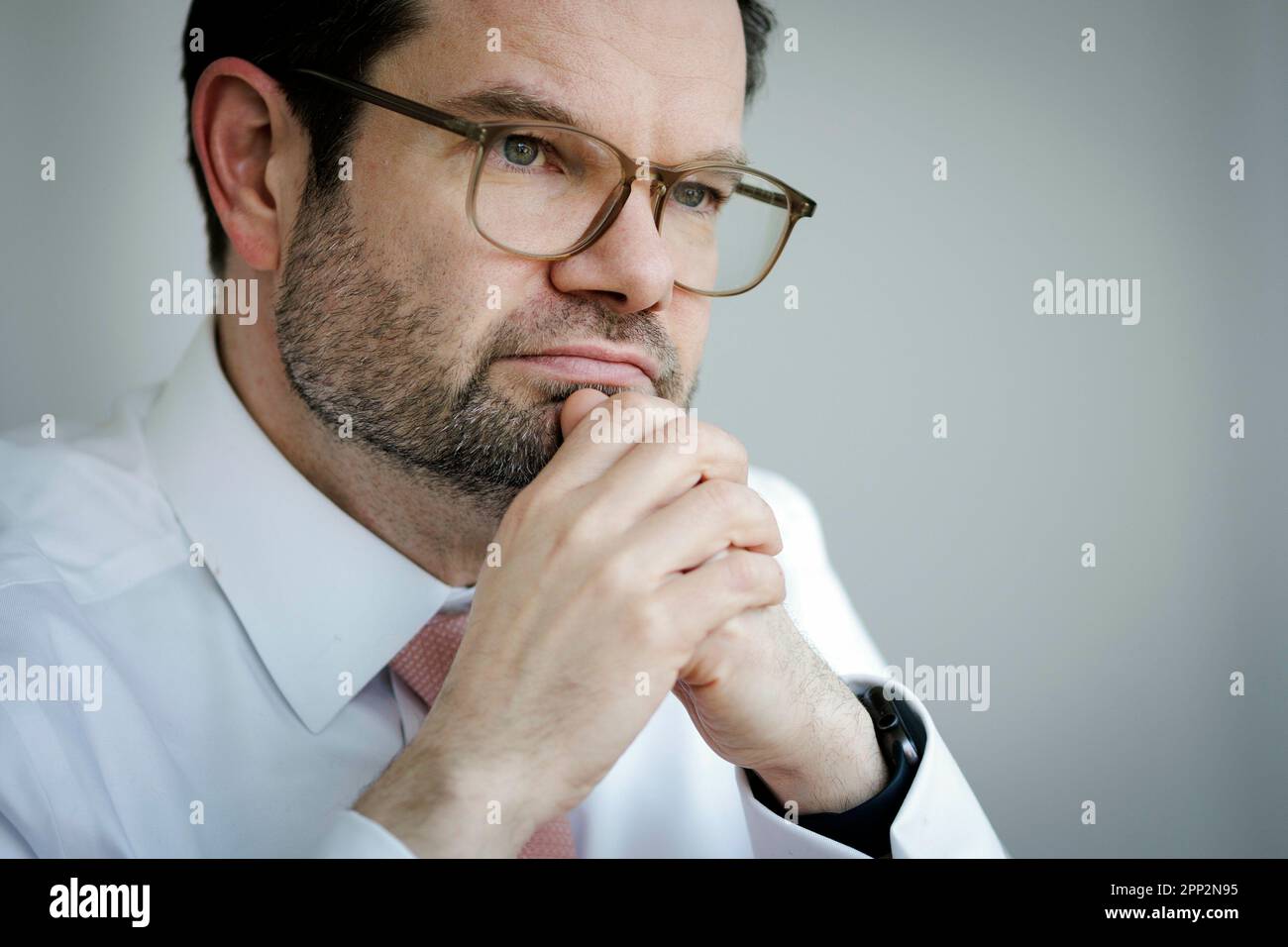 Marco Buschmann, Federal Minister of Justice, during an interview in ...