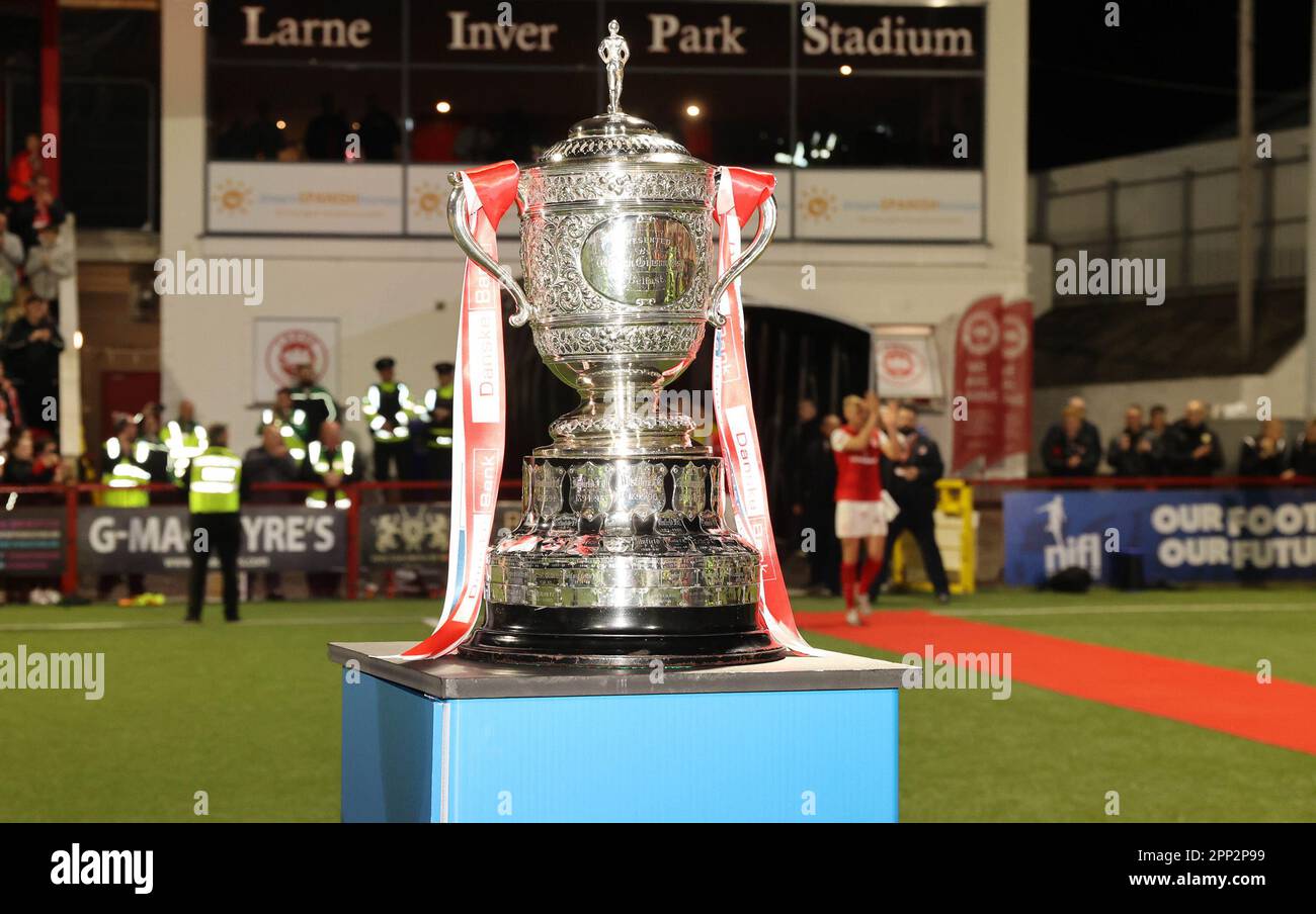 Larne v linfield league win hi-res stock photography and images - Alamy