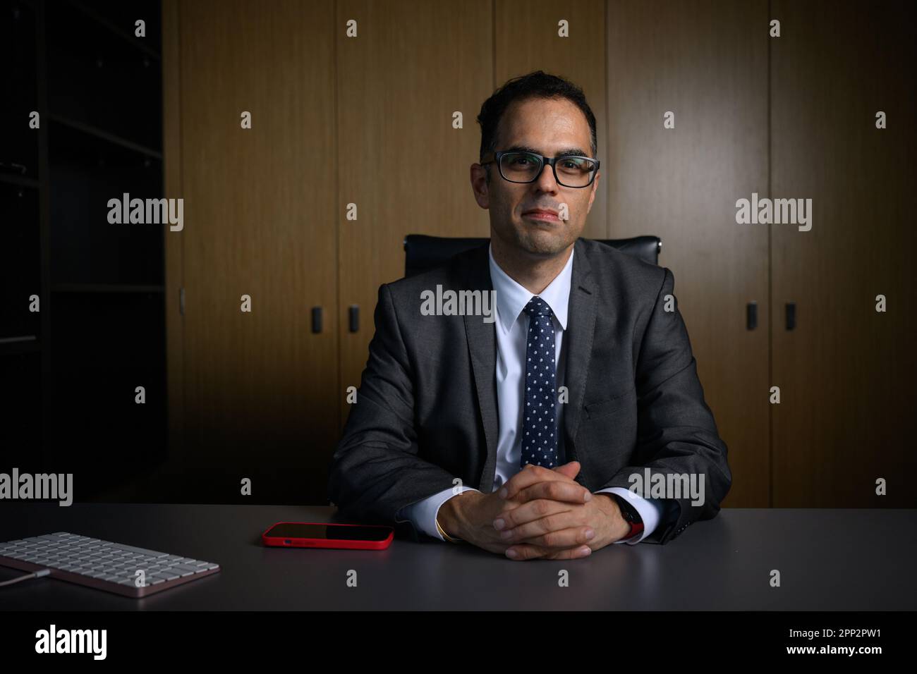 NSW Treasurer Daniel Mookhey poses for a photograph, in Sydney ...