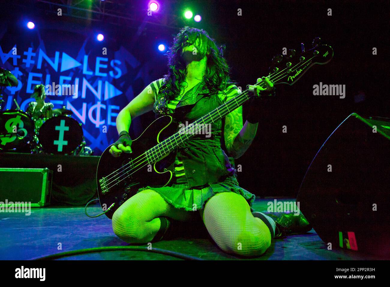 London, UK. Mindless Self Indulgence perform live at the HMV Forum. MSI ...