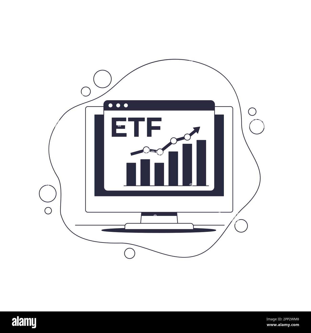 Exchange traded fund etf Stock Vector Images - Alamy