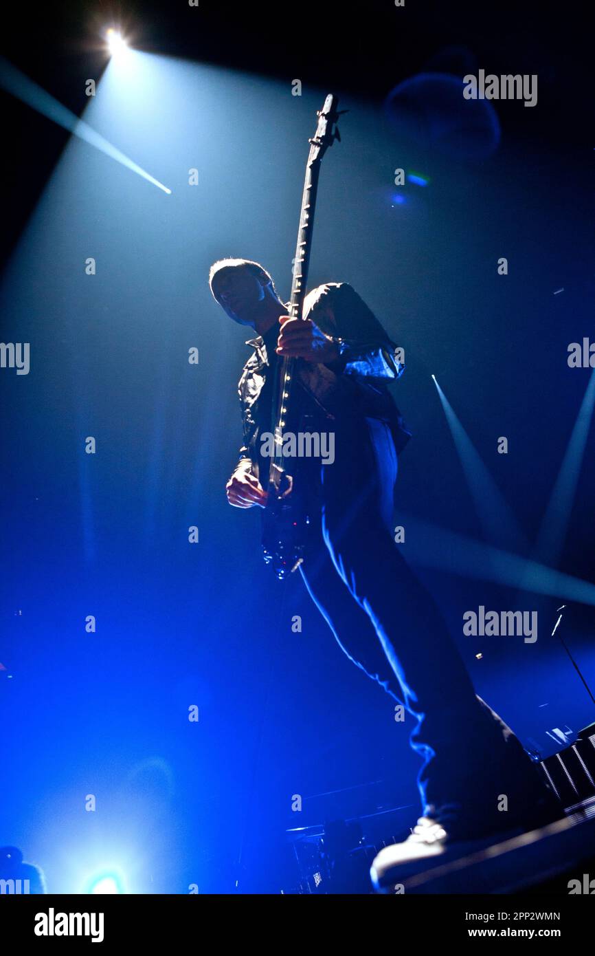 London, UK. Muse perform live at The O2 Arena. Muse are: Matthew ...