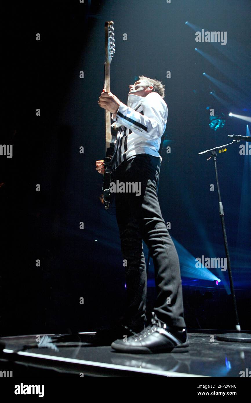 London, UK. Muse perform live at The O2 Arena. Muse are: Matthew ...