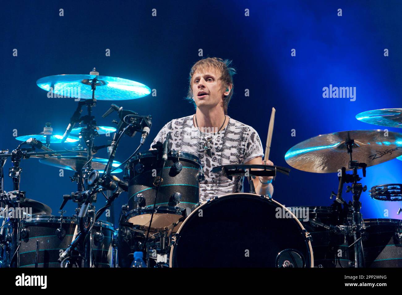 London, UK. Muse perform live at The O2 Arena. Muse are: Matthew ...