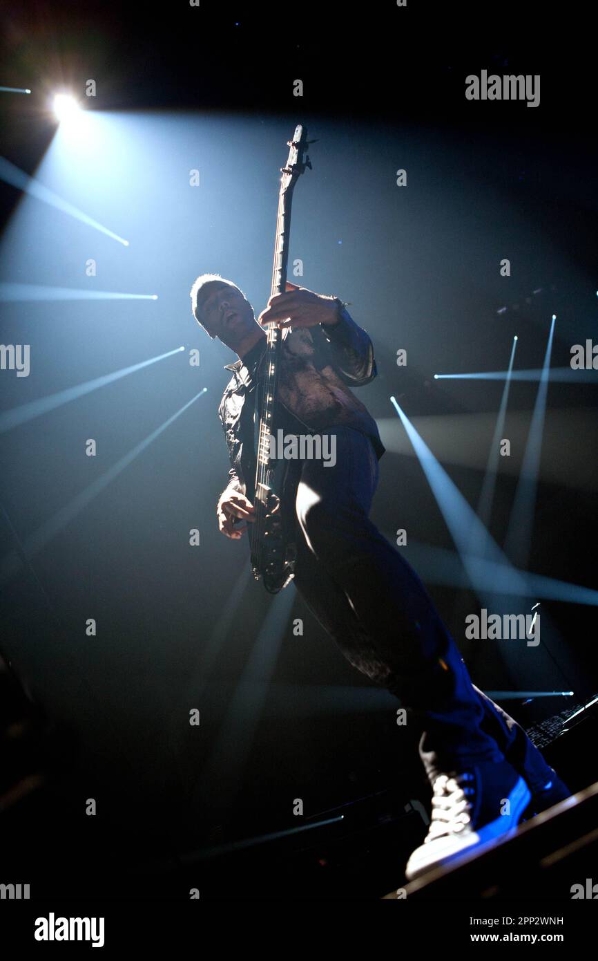 London, UK. Muse perform live at The O2 Arena. Muse are: Matthew ...
