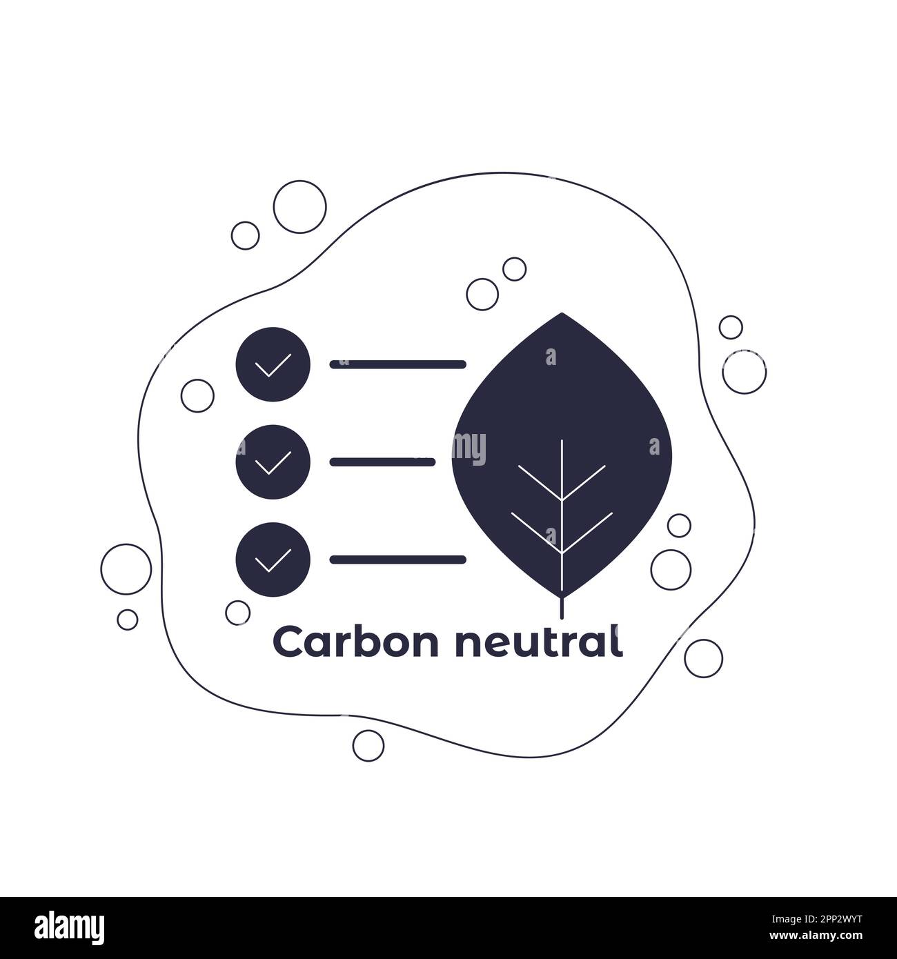 Carbon neutral icon zero Cut Out Stock Images & Pictures - Alamy