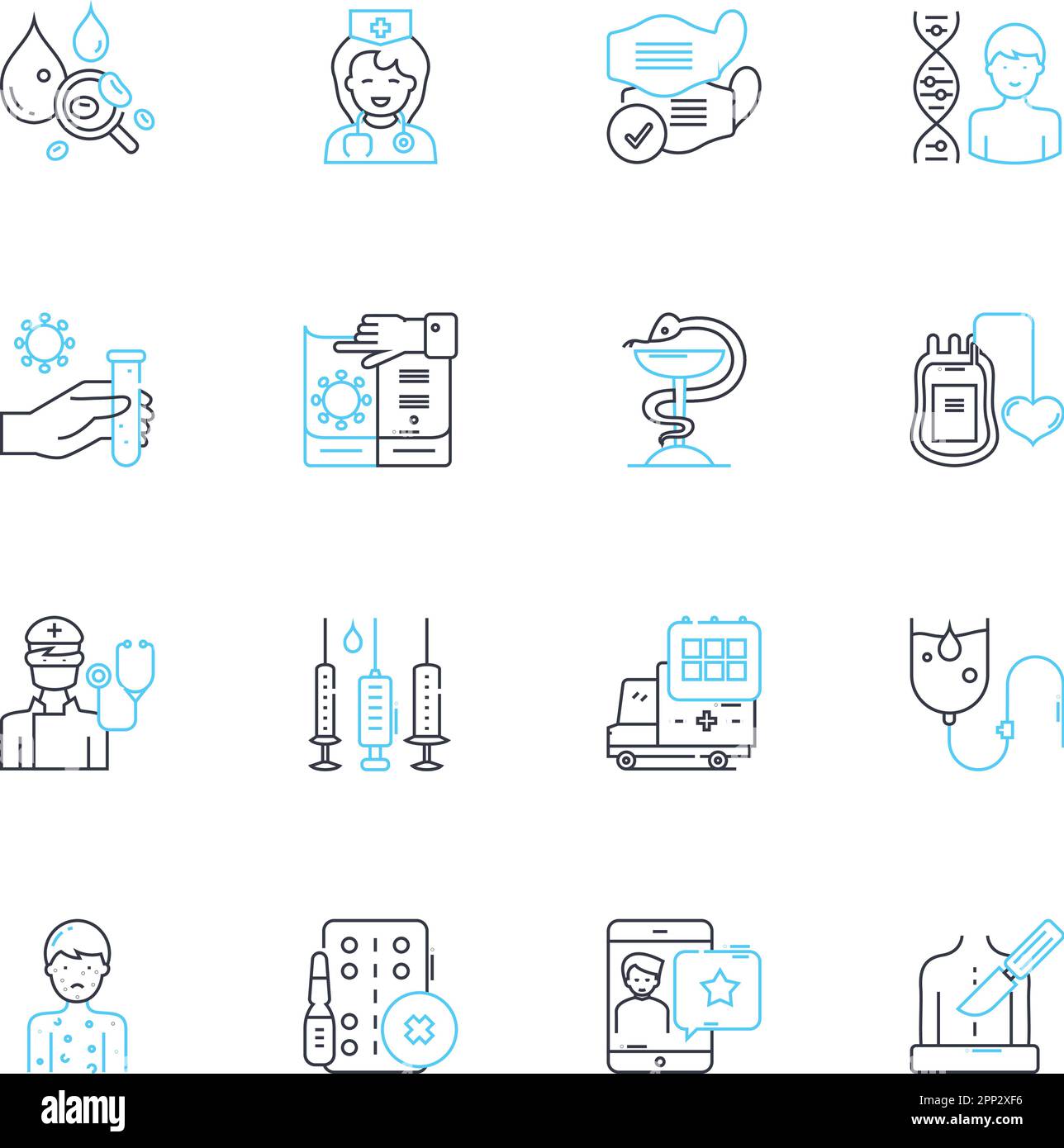 Workplace hygiene linear icons set. Sanitation, Cleanliness ...