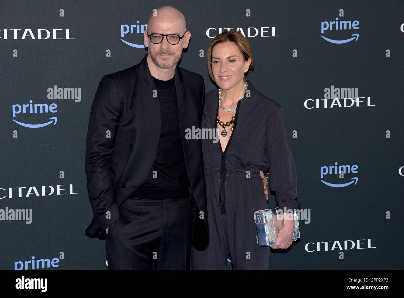Rome, Italy. 21st Apr, 2023. Gina Gardini and Filippo Nigro attend ...