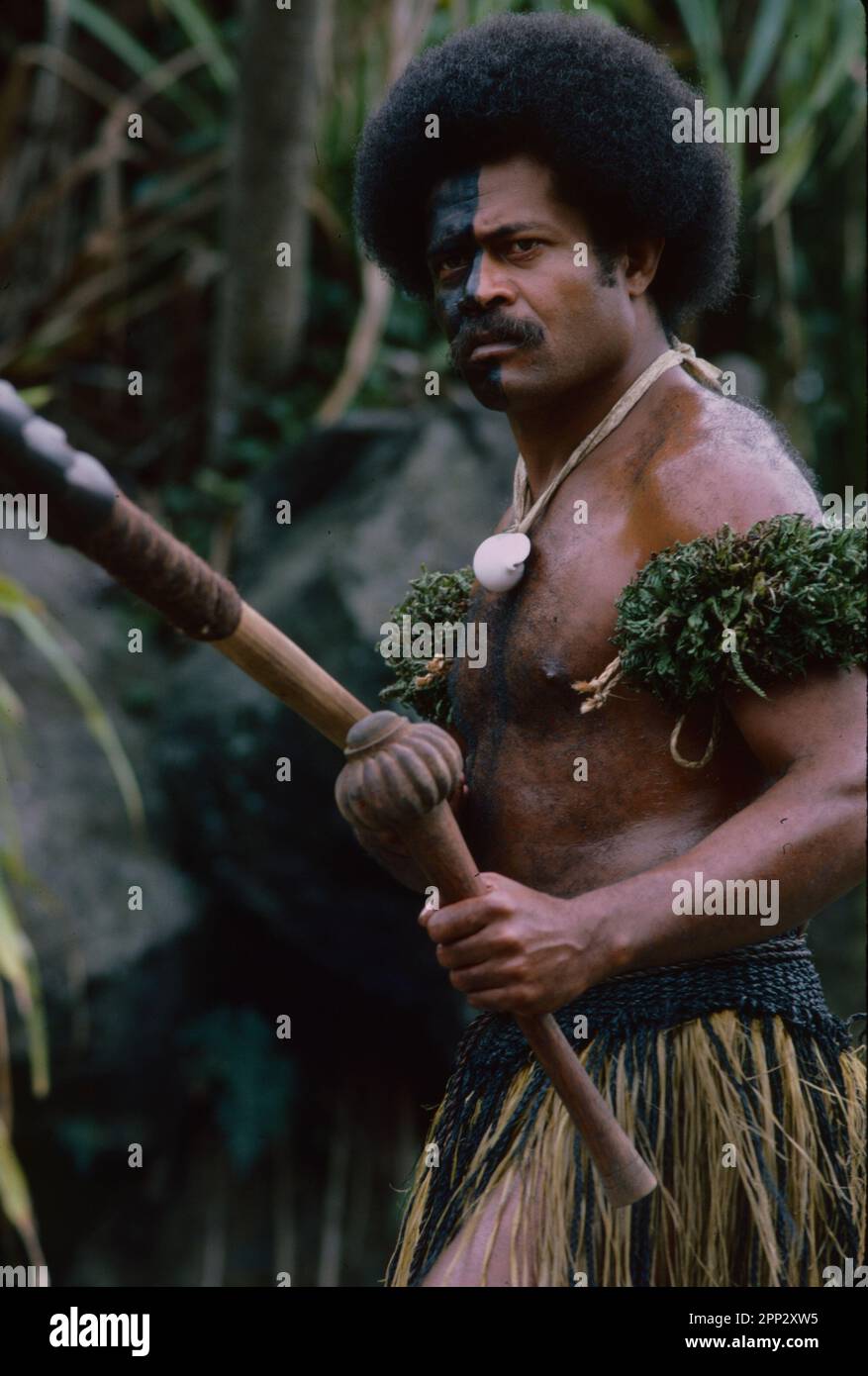 Reenactment of traditional Fijian Life, Pacific Harbour Cultural Centre ...