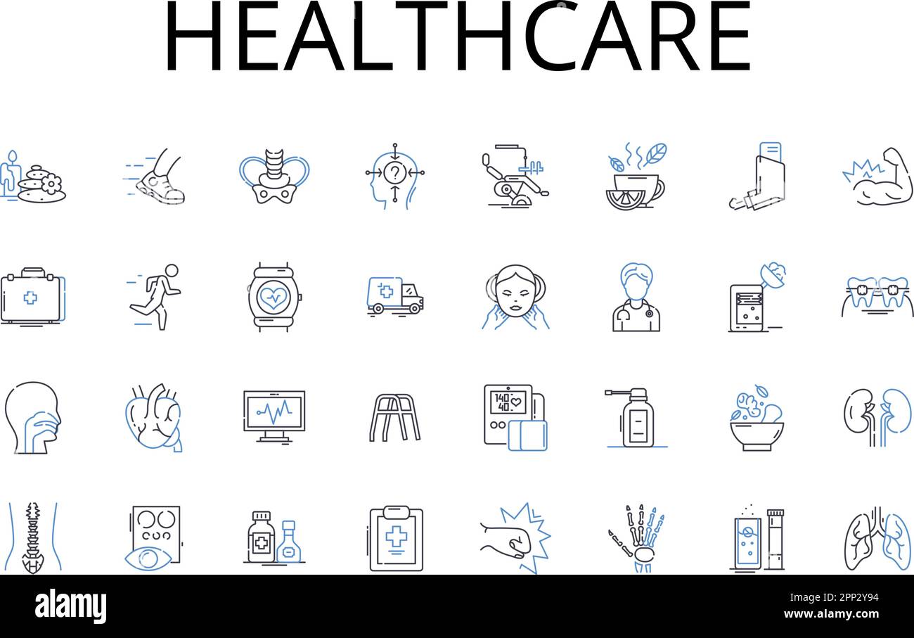 Healthcare line icons collection. Medical services, Healthcare services ... Healthcare line icons collection. Medical services, Healthcare services ...