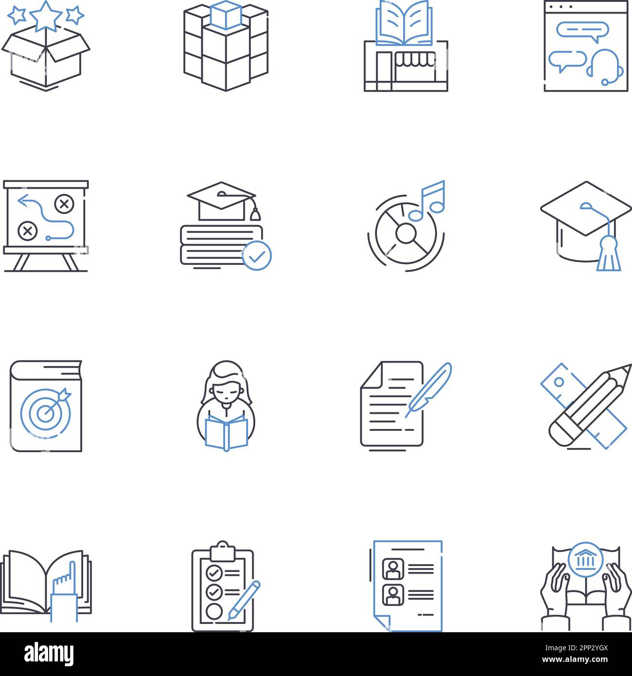 Performance enhancement line icons collection. Boost, Amplify, Improve ...