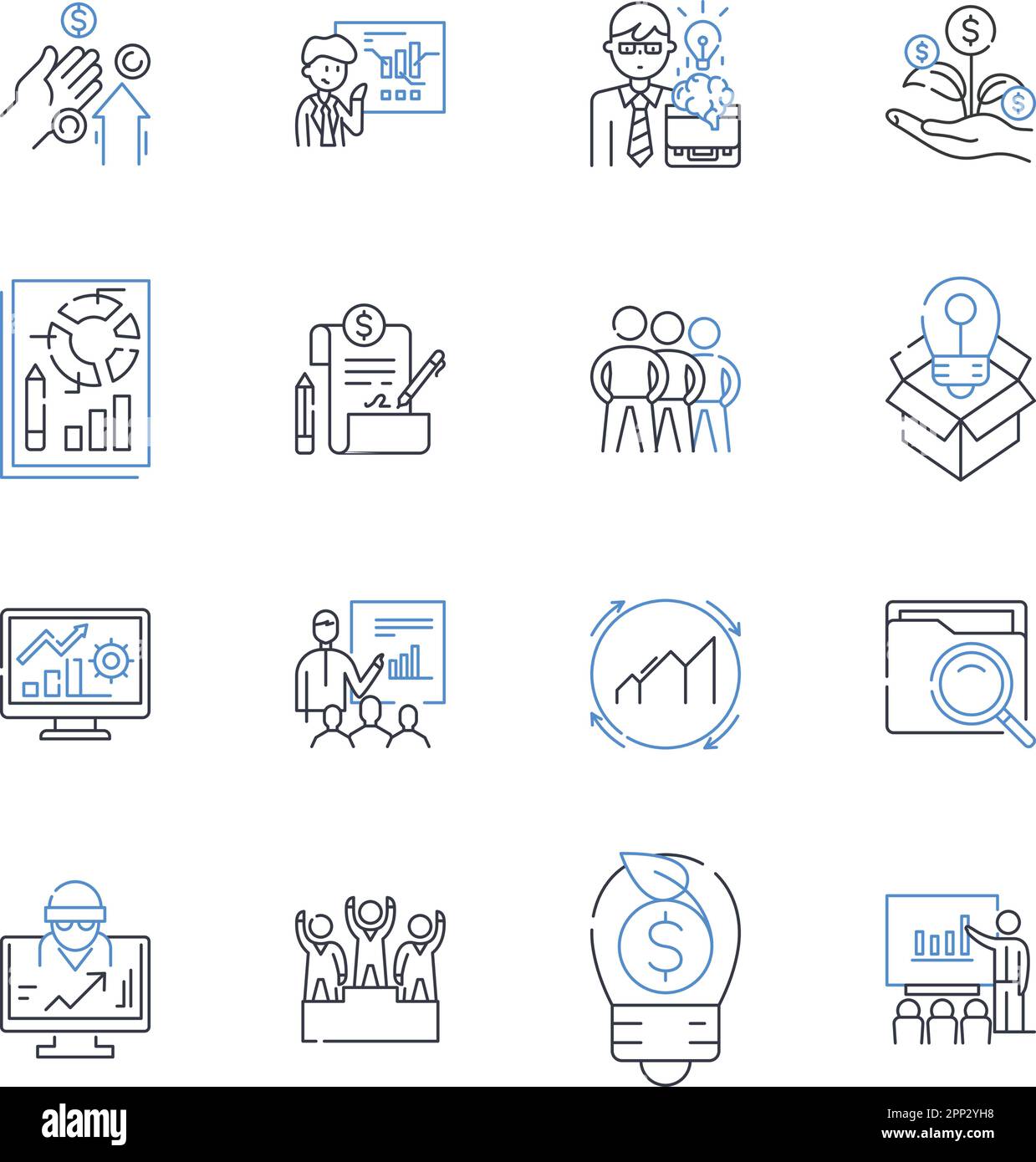 Building growth line icons collection. Expansion, Development, Progress ... Building growth line icons collection. Expansion, Development, Progress ...