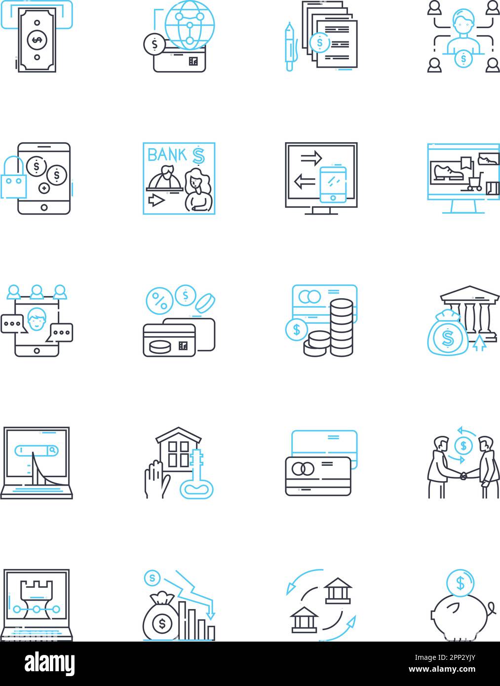 Asset Direction Linear Icons Set Orientation Positioning Alignment