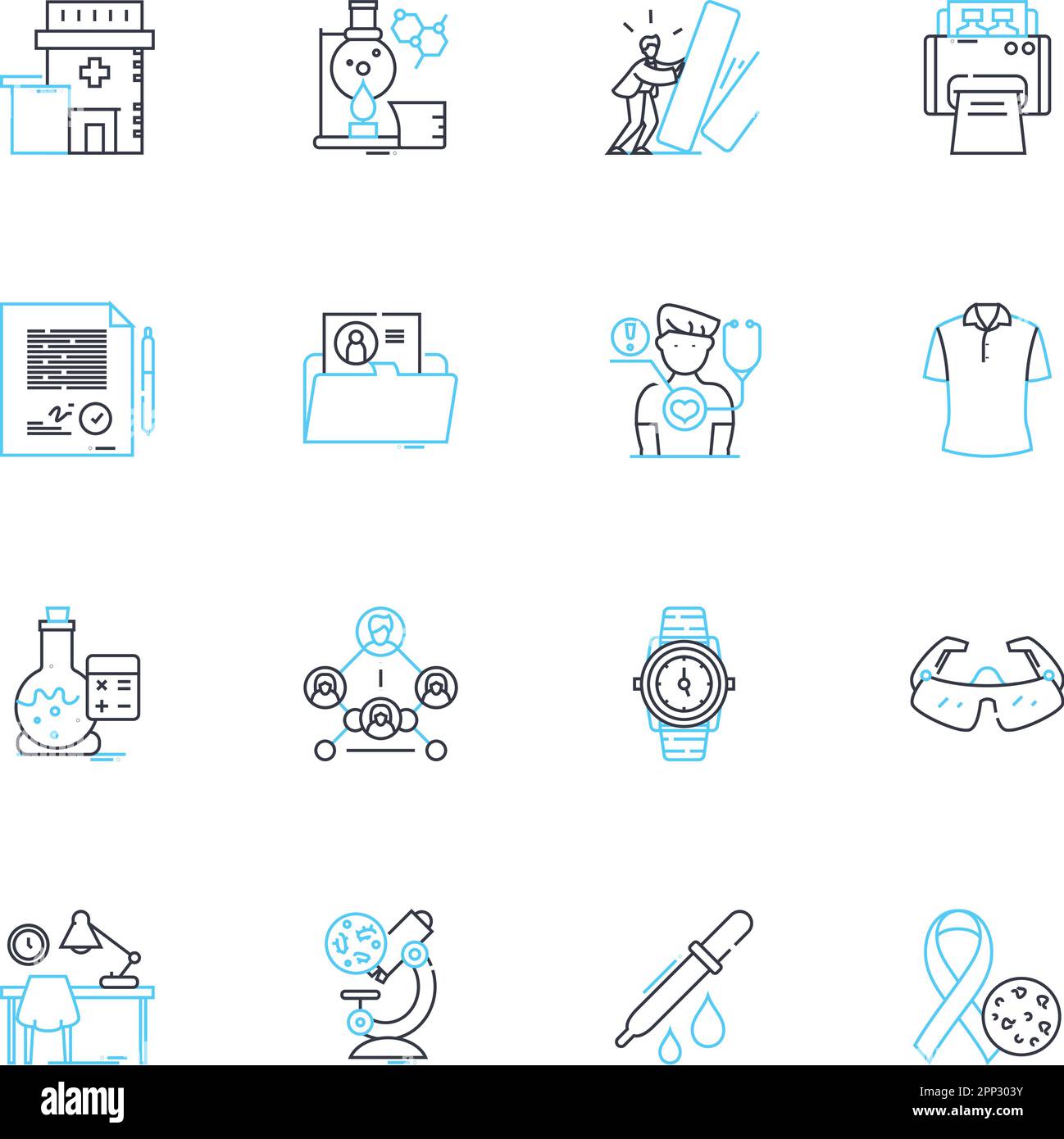Pharmacology linear icons set. Medications, Drugs, Pharmacokinetics ...