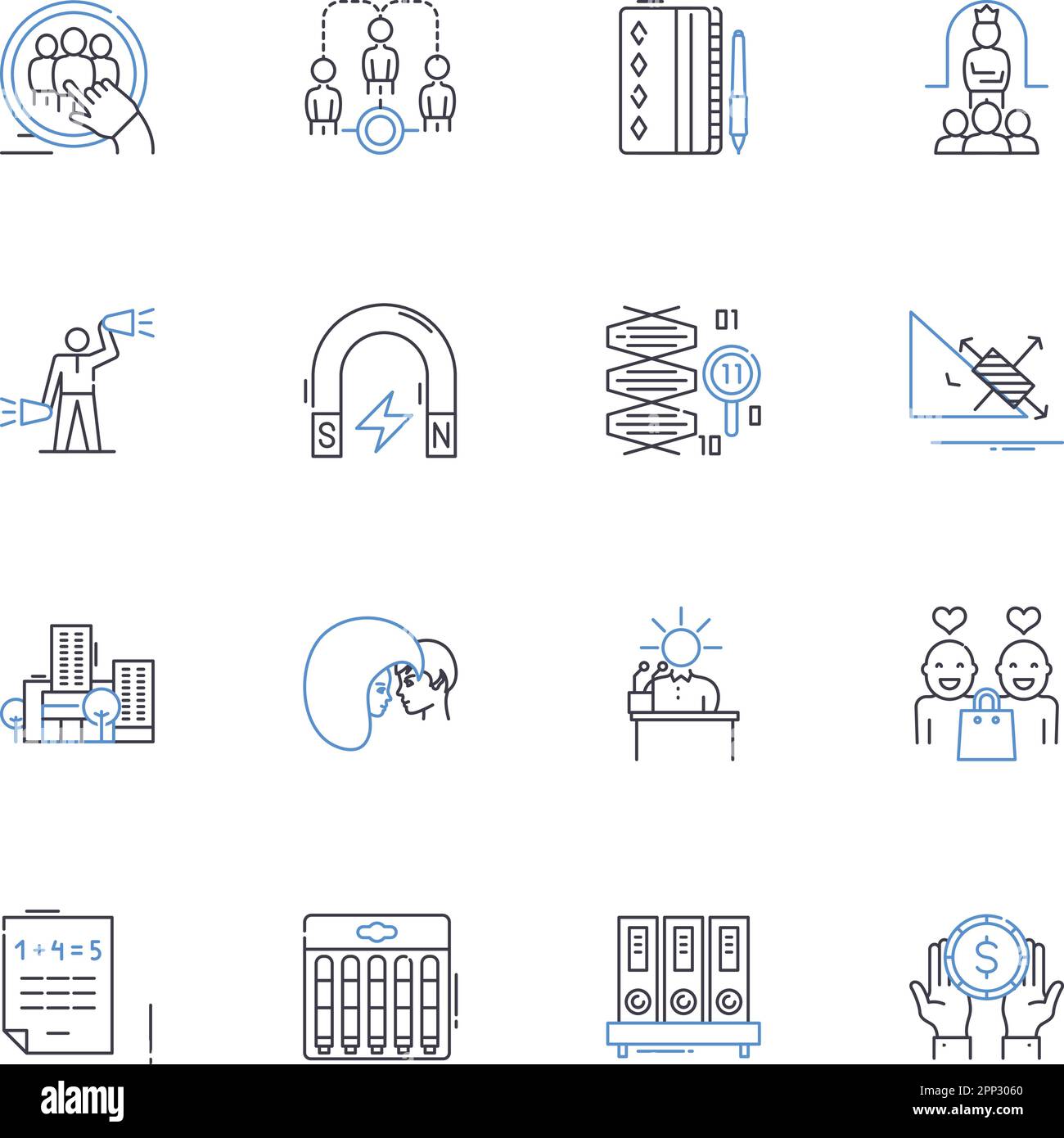 Professional development line icons collection. Growth, Training ... Professional development line icons collection. Growth, Training ...