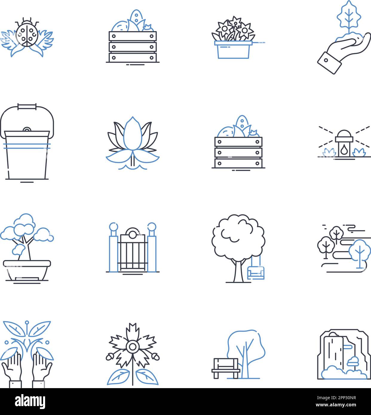 Shade garden seating Stock Vector Images - Alamy