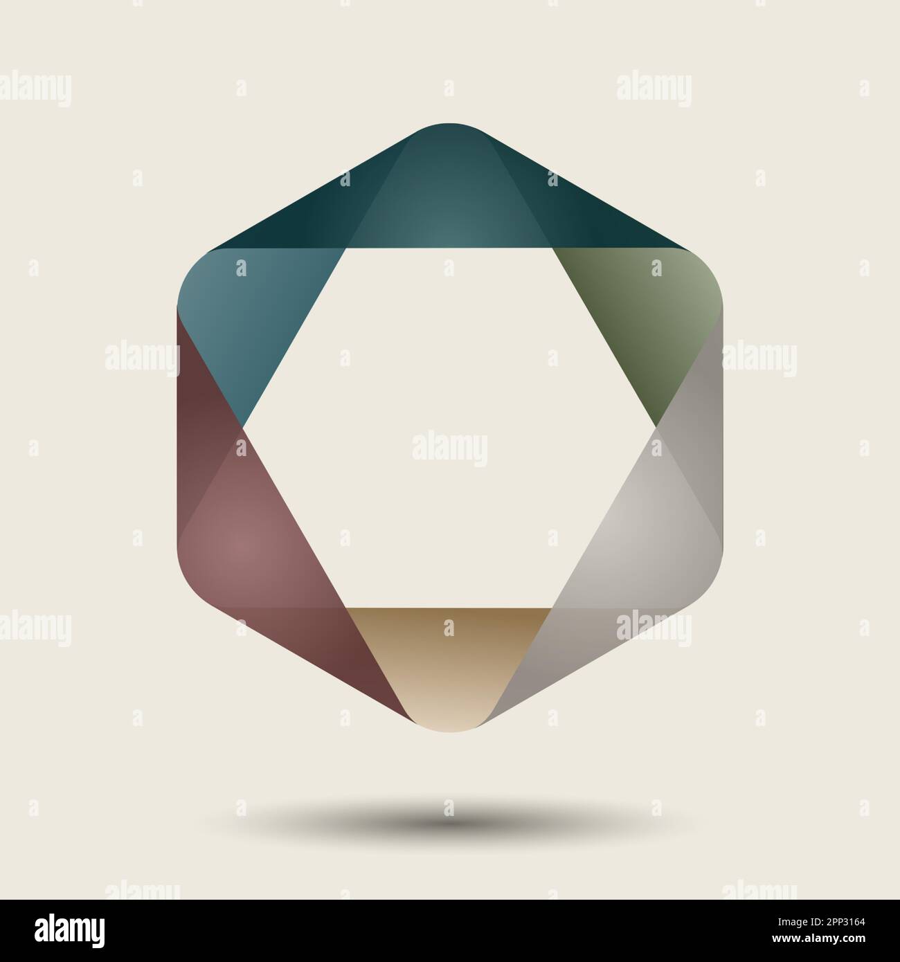 Abstract background with hexagonal design Stock Vector Image & Art - Alamy