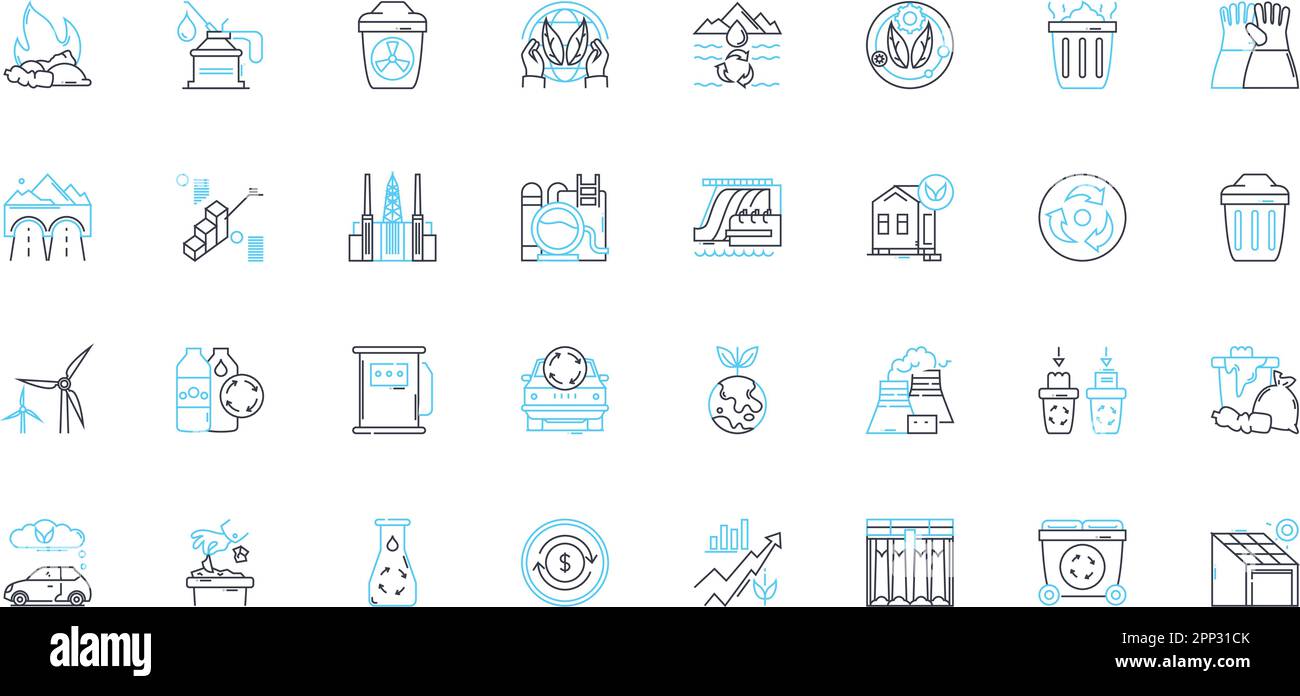 Creative thinking linear icons set. Innovation, Ingenuity, Imagination ...