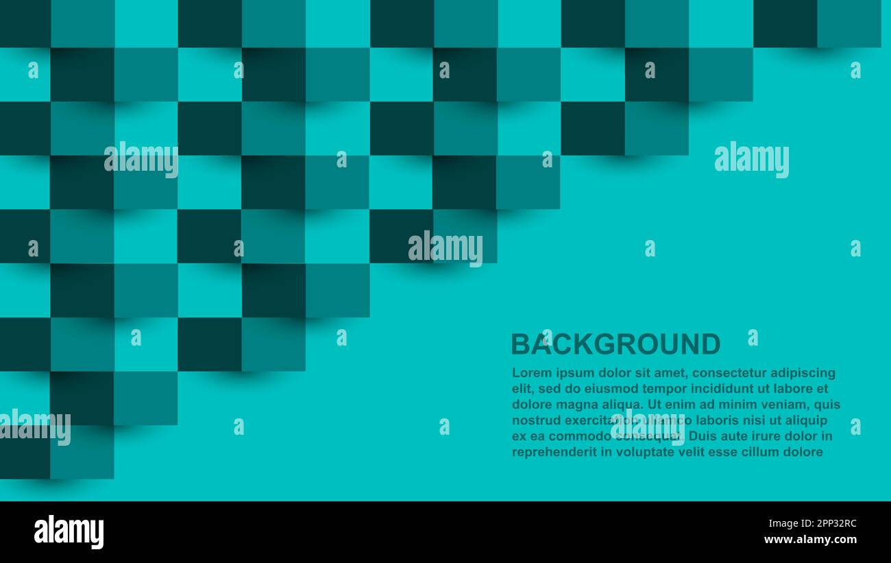 Vector Squares Abstract Background. Science Technology Three ...