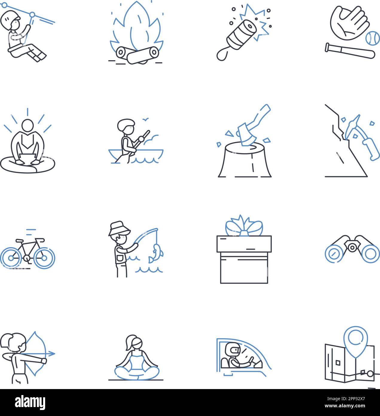 Spa retreats line icons collection. Serenity, Relaxation, Rejuvenation, Wellness, Retreat ...