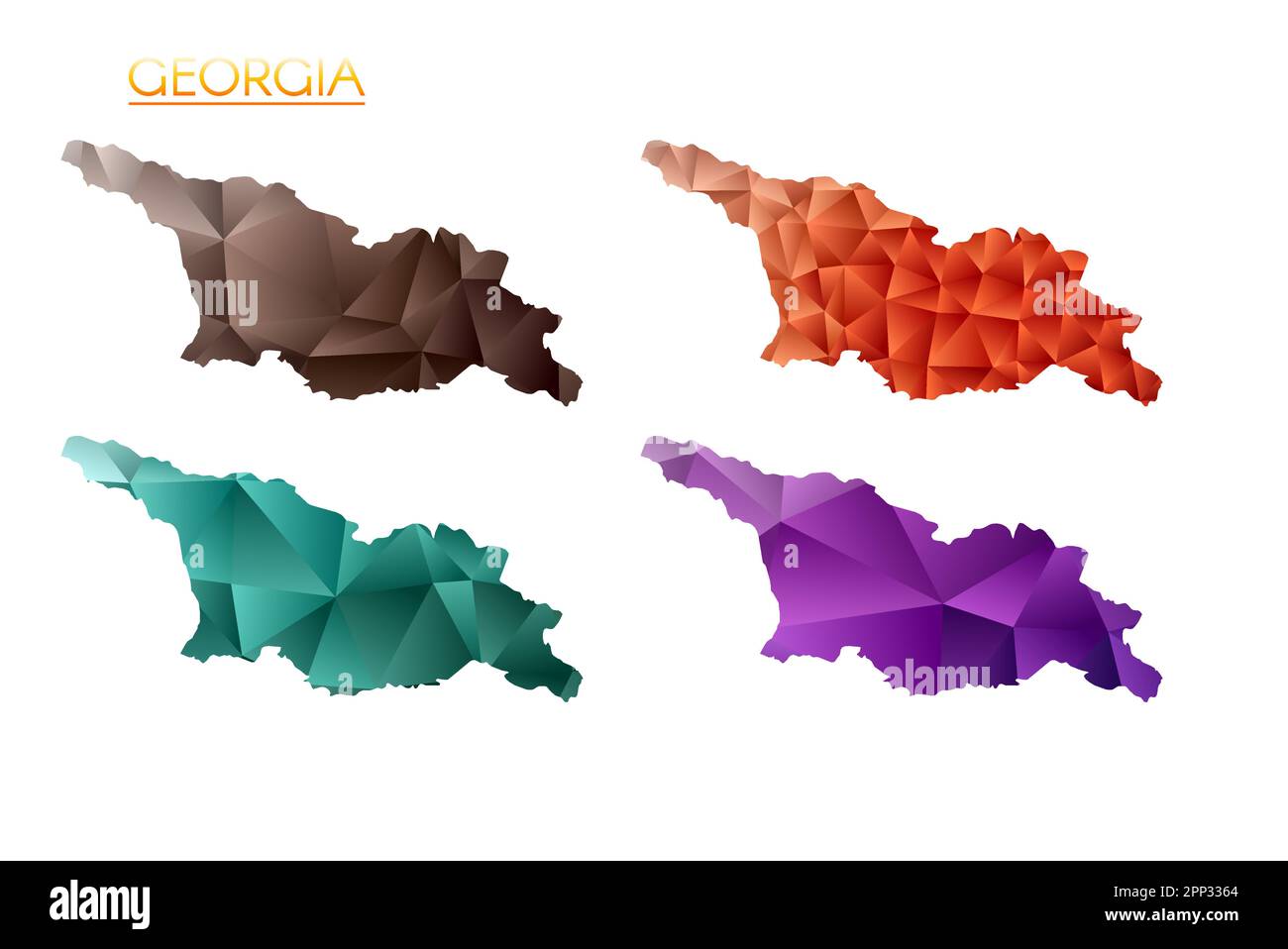 Maps of georgia hi-res stock photography and images - Alamy