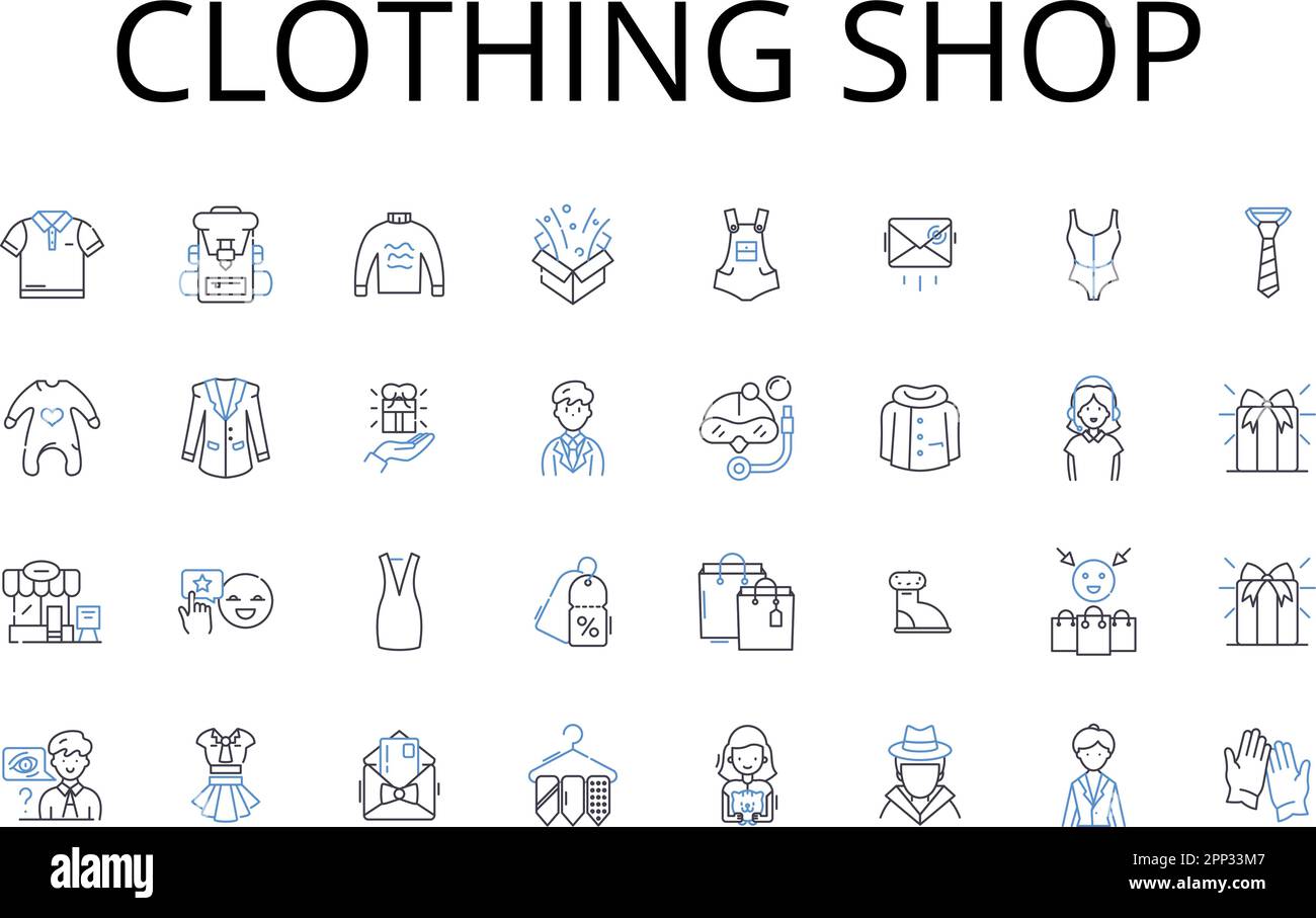 Wardrobe retailer Stock Vector Images - Alamy