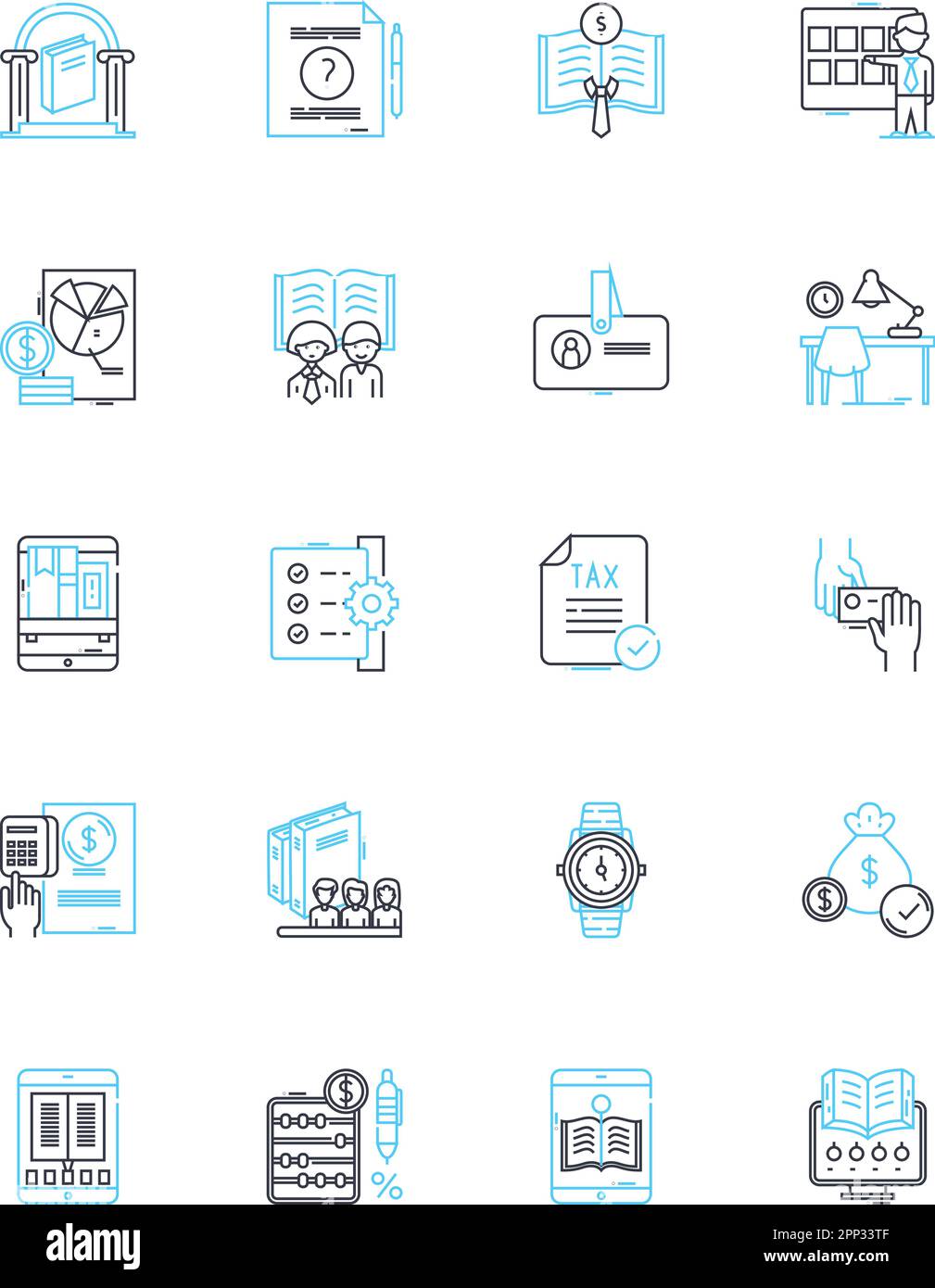Graphic writing linear icons set. ypography, Design, Layout ...
