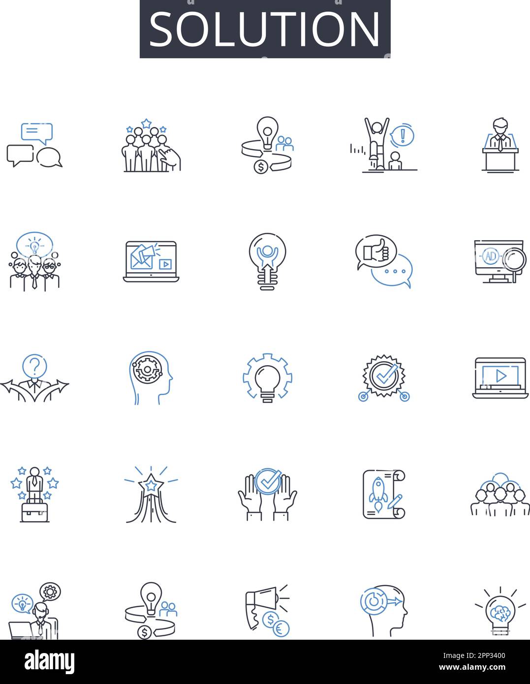 Solution line icons collection. Adventurous, Nomadic, Explorer, Roaming ...
