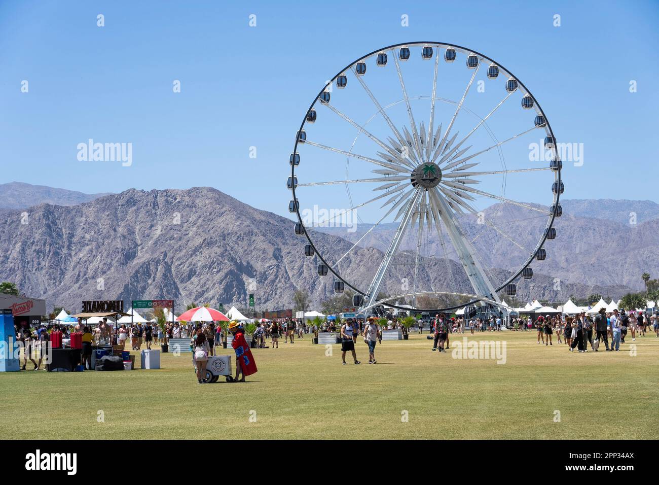 Festivalgoers are seen at the Coachella Music & Arts Festival at the ...