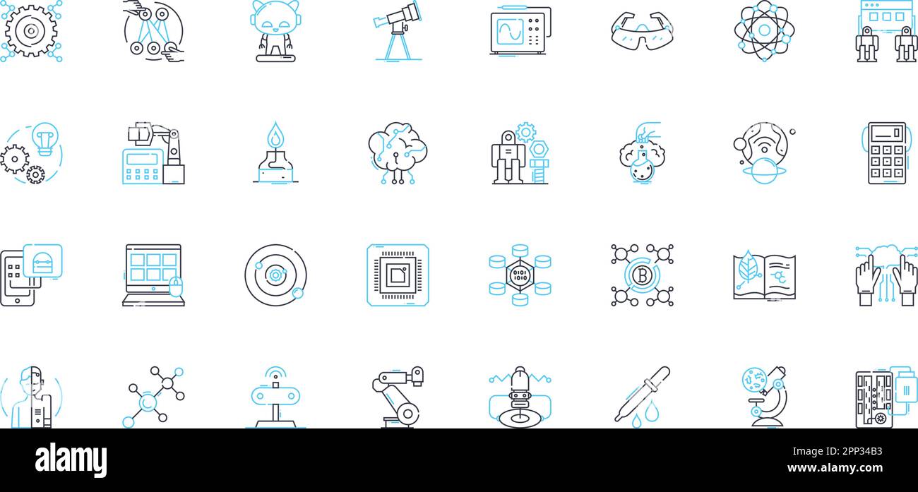 Microorganism Evolution linear icons set. Adaptation, Mutation ... Microorganism Evolution linear icons set. Adaptation, Mutation ...