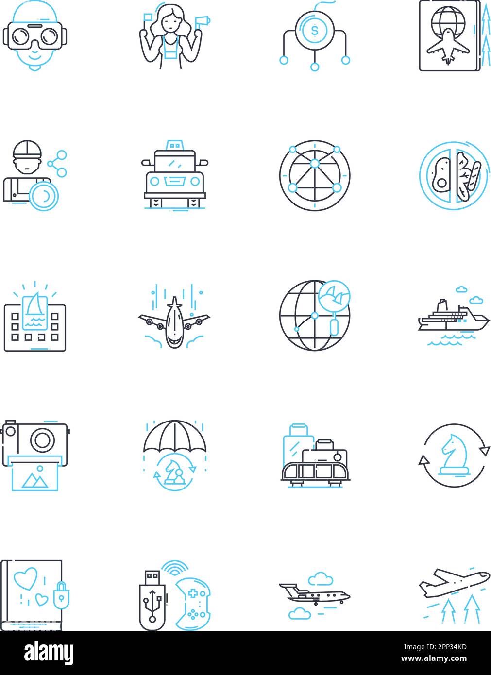 Machine learning linear icons set. Artificial, Intelligence, Neural ... Machine learning linear icons set. Artificial, Intelligence, Neural ...