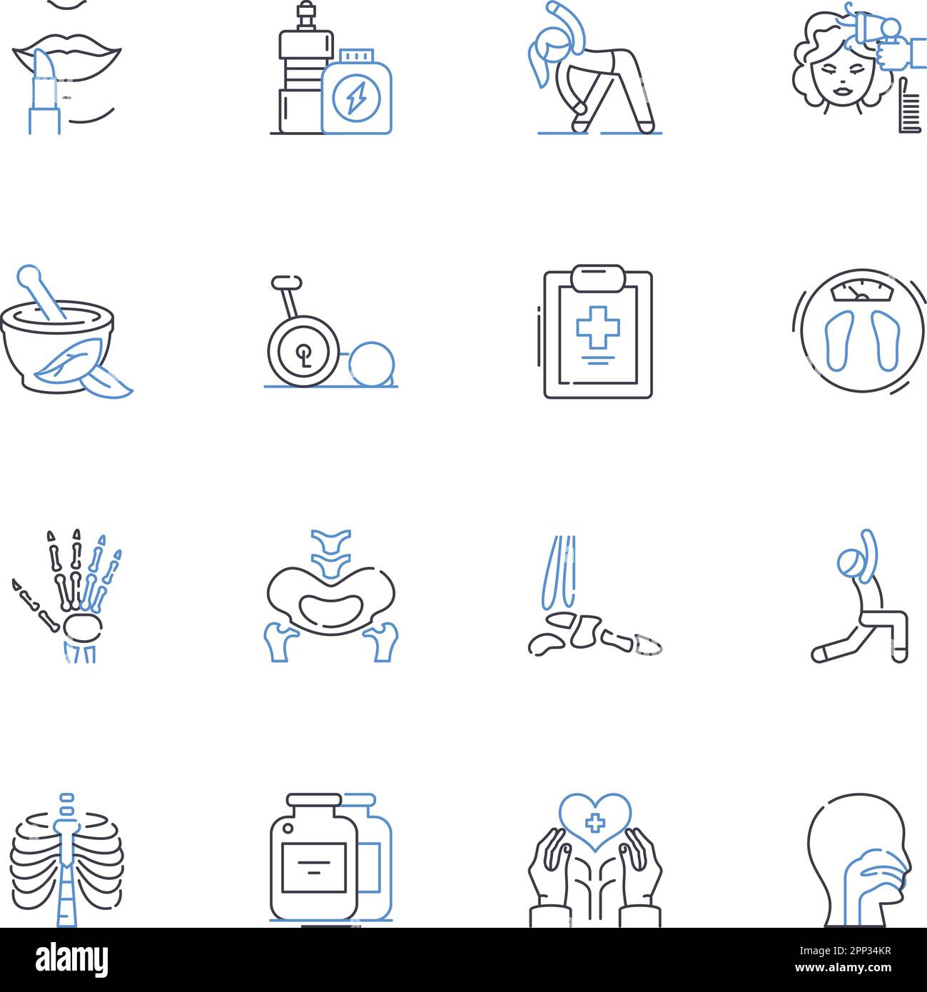 Pediatrics line icons collection. Infants, Children, Adolescents ...