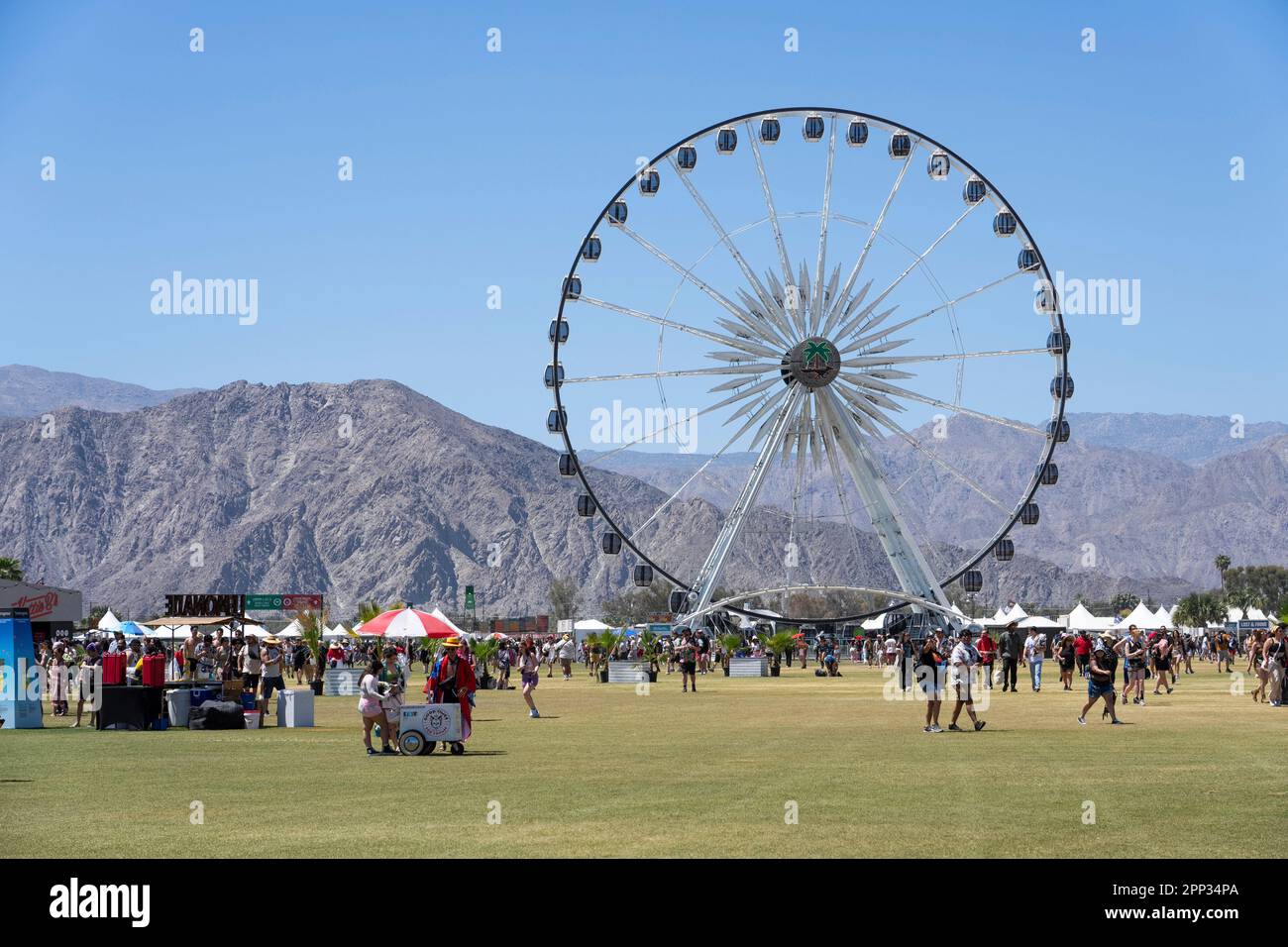 Festivalgoers are seen at the Coachella Music & Arts Festival at the ...