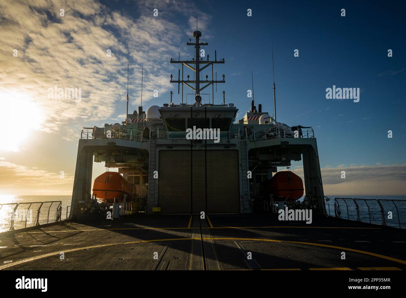 Late day sun off in the Northwest Passage off Devon Island taken from ...