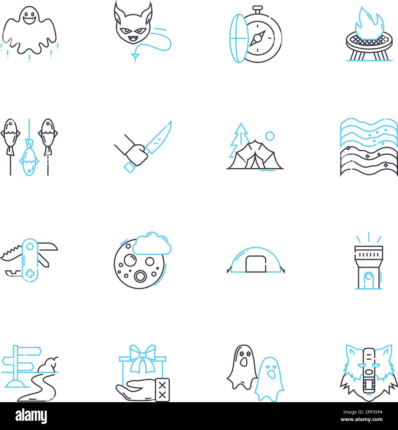 Shindig linear icons set. Celebration, Party, Gala, Bash, Festivity ...